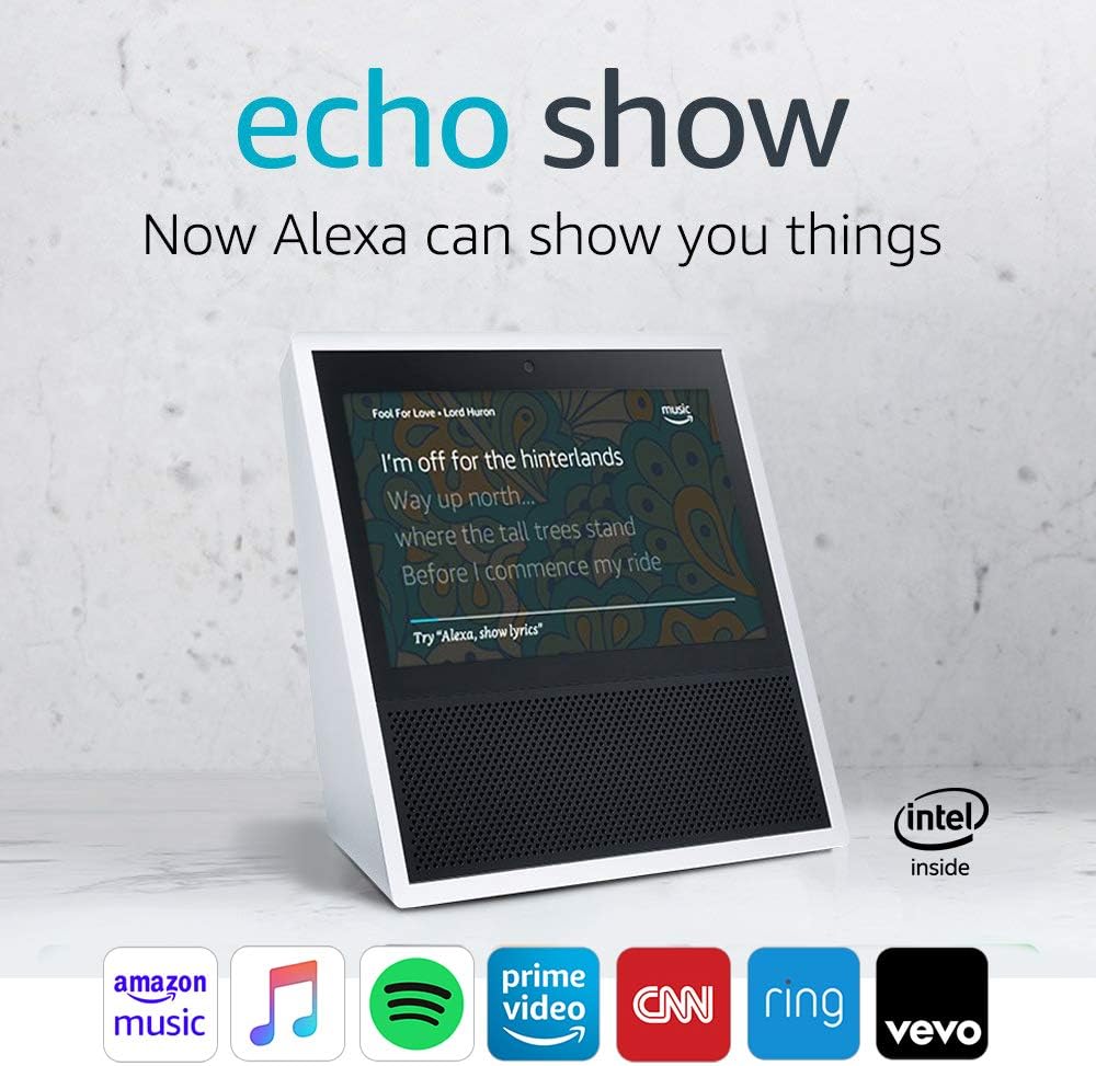 Amazon.com: Certified Refurbished Echo Show (1st Gen) - White : Amazon ...