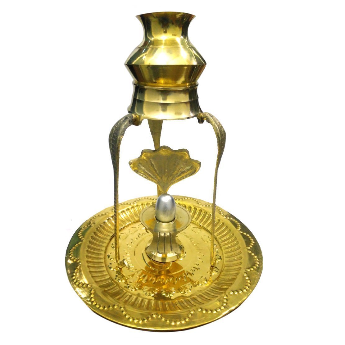 Buy Odishabazaar Parad Shivling 350 Gm with Brass Yoni & Kalash Stand ...