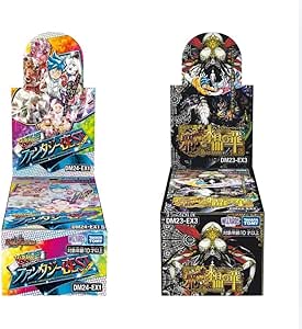 Amazon.co.jp: 【セット売り】デュエル･マスターズ TCG DM23-EX3 アビス･レボリューション外伝 「邪神と水晶の華」 BOX DM24-EX1 超感謝祭 ファンタジー ...