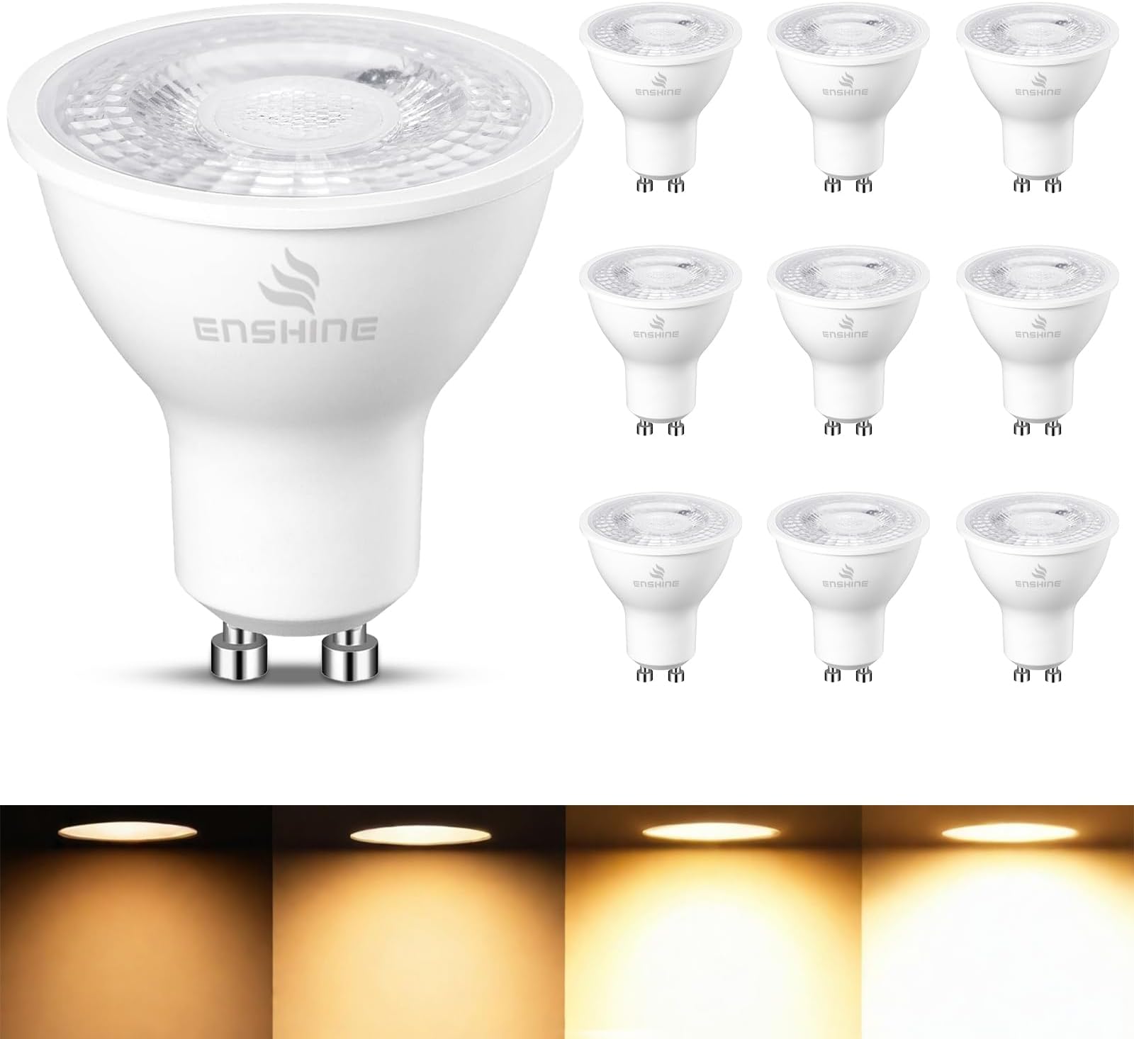 LAP GU10 LED Light Bulb 345lm 5W 5 Pack : Amazon.co.uk: Lighting