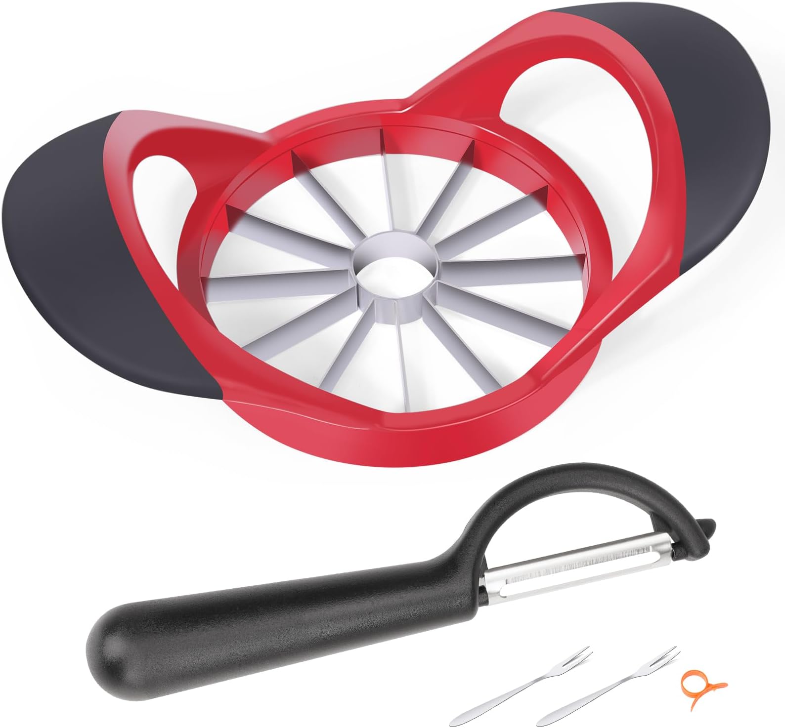 Amazon.com: Zorgons Orange Slicer and Cutter - Stainless Steel Apple ...