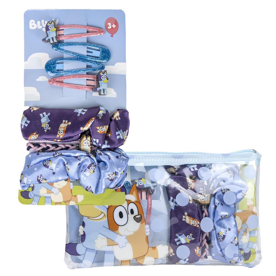 Bluey Kinder Beauty Set - Farbe Blau - Komplettset - Kulturbeutel mit ...