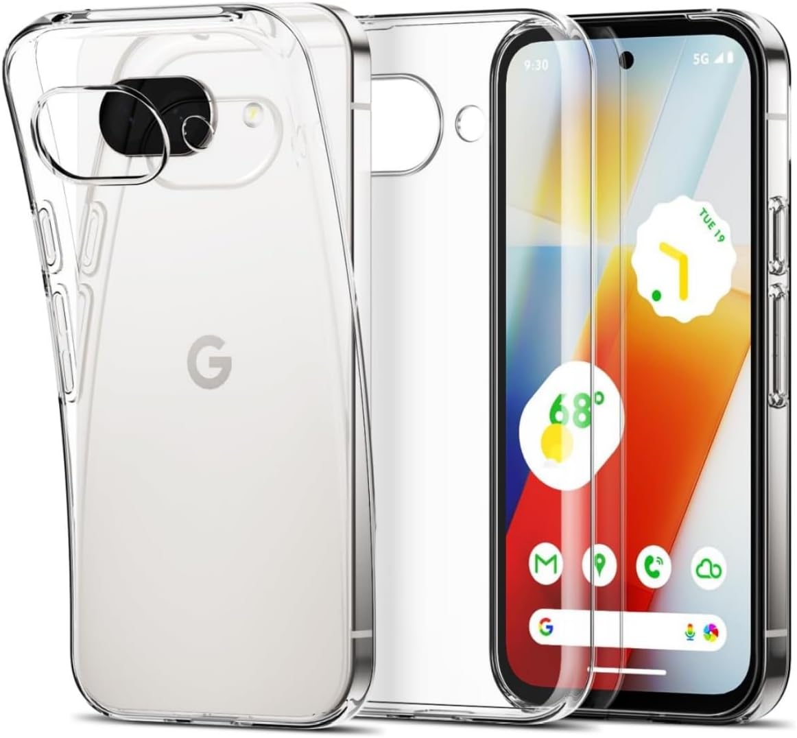 Amazon.co.jp: Google Pixel 9a ケース クリア 耐黄変 ピクセル9a スマホケース 落下防止 耐衝撃 googleピクセル9a カバー TPU 薄型 ワイヤレス充電 ...