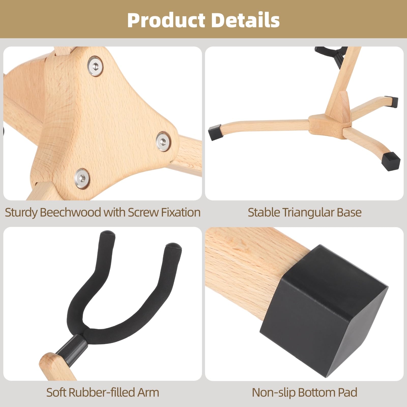 Snapklik.com : Alto Saxophone Stand, Beechwood Saxophones Stand ...