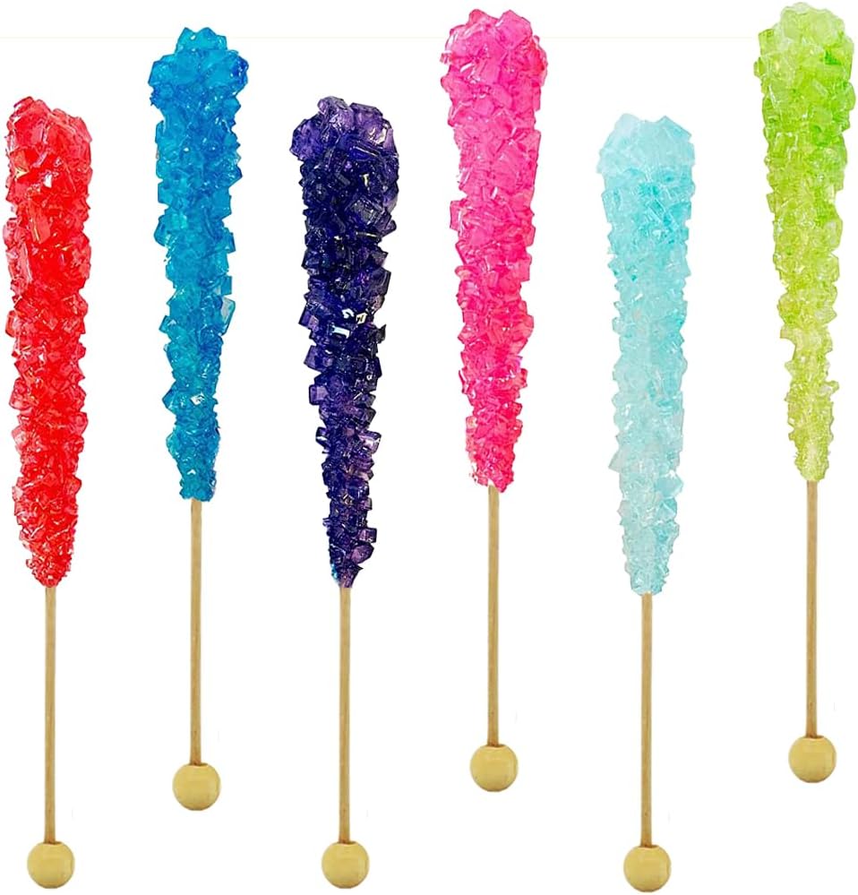Amazon.com : Fruidles Rock Candy Lollipops Pops, Candy Suckers, Variety ...