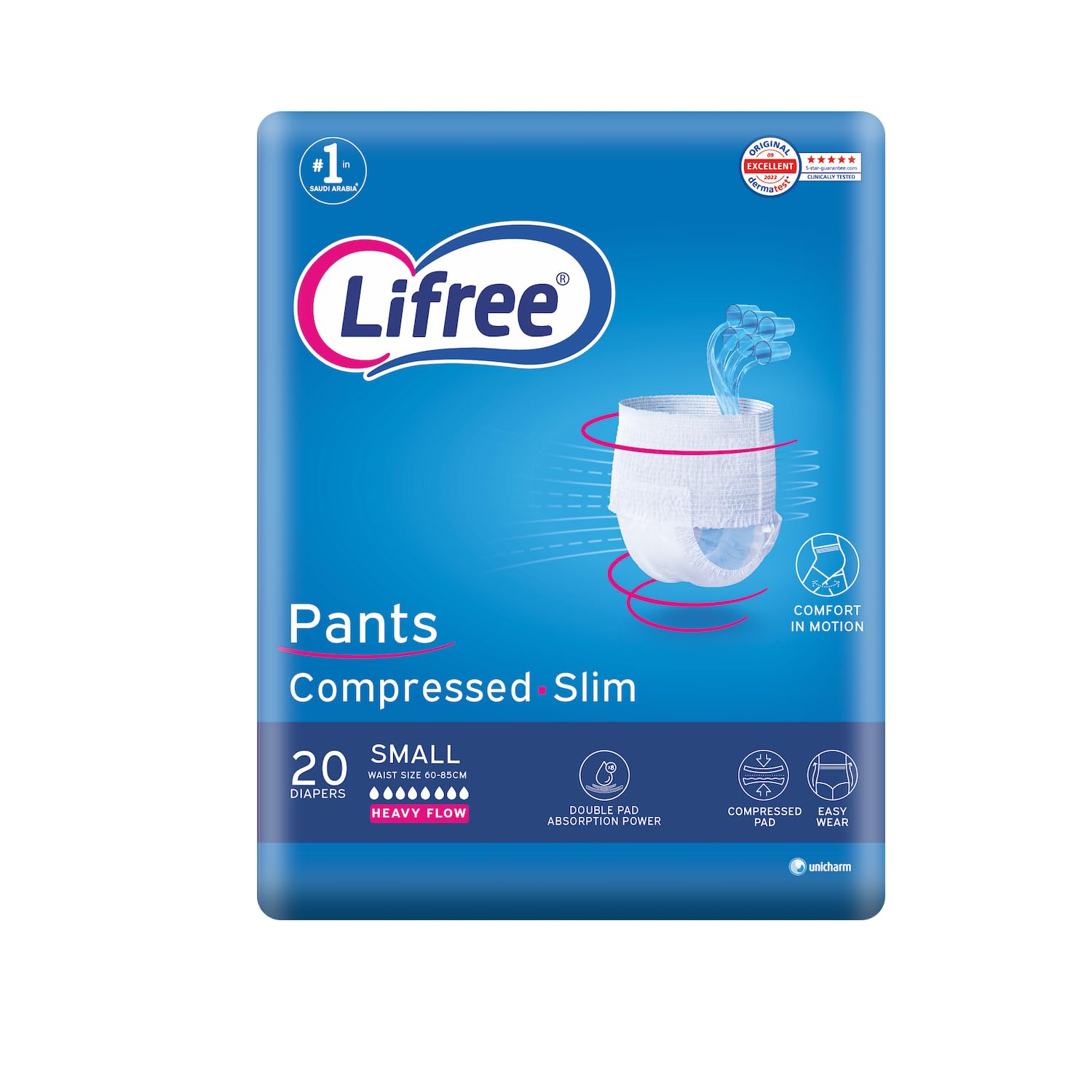 Lifree Adult Diaper Slim Culotte Super Absorbent Package , Small 20 ...
