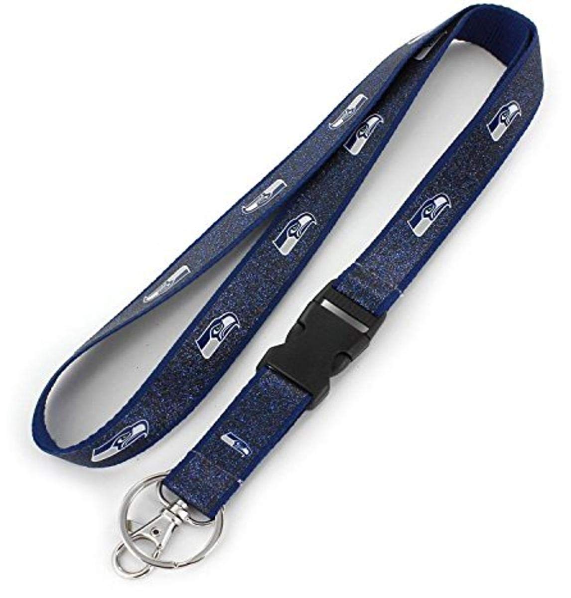 Amazon.com : Aminco NFL Seattle Seahawks Color Sparkle Lanyard : Sports ...