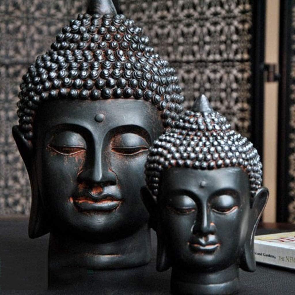 Estatua de Buda para sala de estar, decoración de jardín, sonriente ...