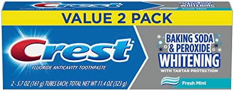 Amazon.com : Crest Baking Soda & Peroxide Whitening With Tartar ...