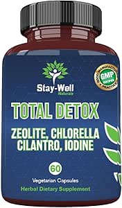 Amazon.com: Stay-Well Naturals Total Detox with Zeolite, Chlorella ...
