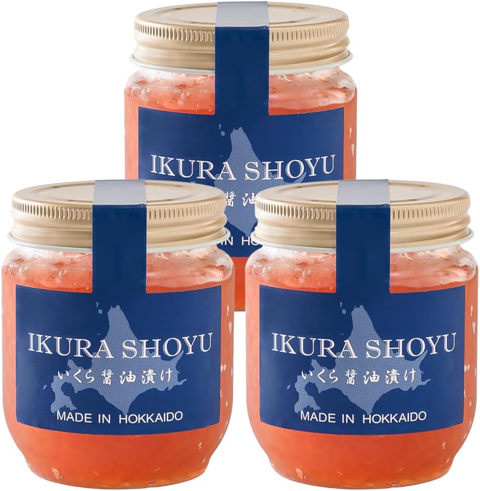 Amazon | マリナシーフーズ 【天然秋鮭】 北海道産 いくら醤油漬け 540g 180g×3 いくら 魚卵 ご飯のお供 北海道 羽幌町【0211503】 | ノーブランド品 | 魚卵 通販