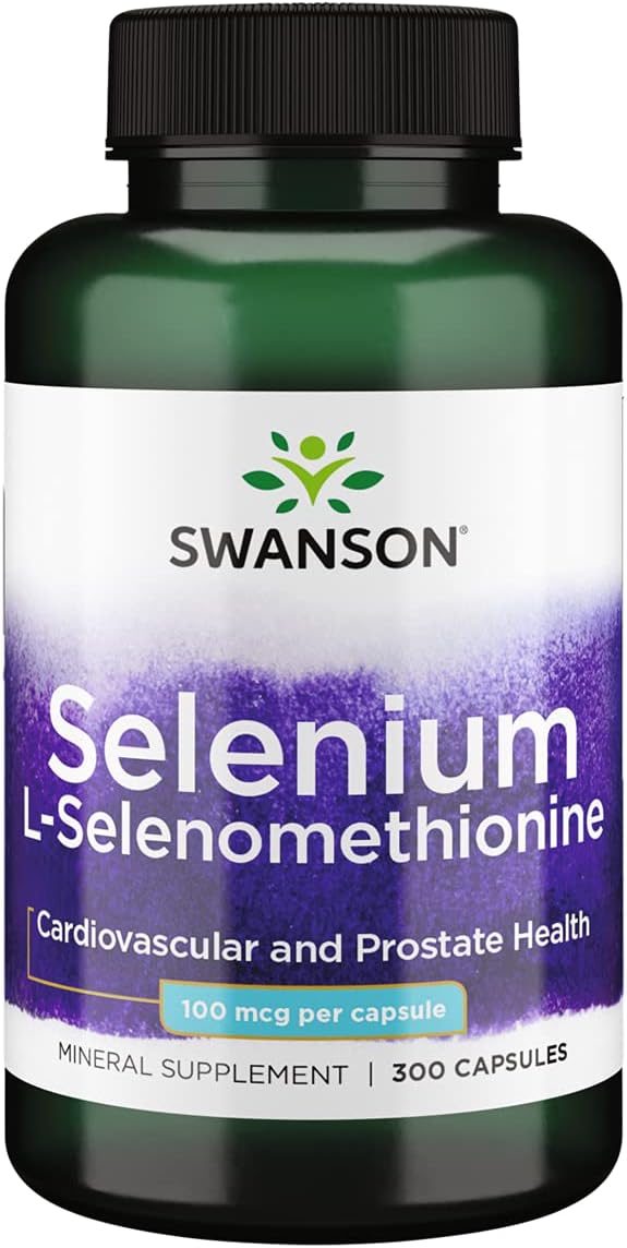 Amazon.com: Swanson Selenium (L-Selenomethionine) - Herbal Supplement ...