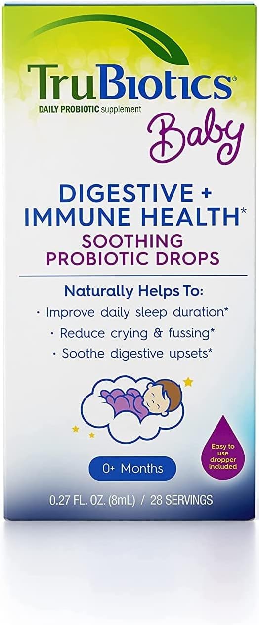 Amazon.com: TruBiotics Baby Probiotic Drops, Daily Infant Probiotics ...