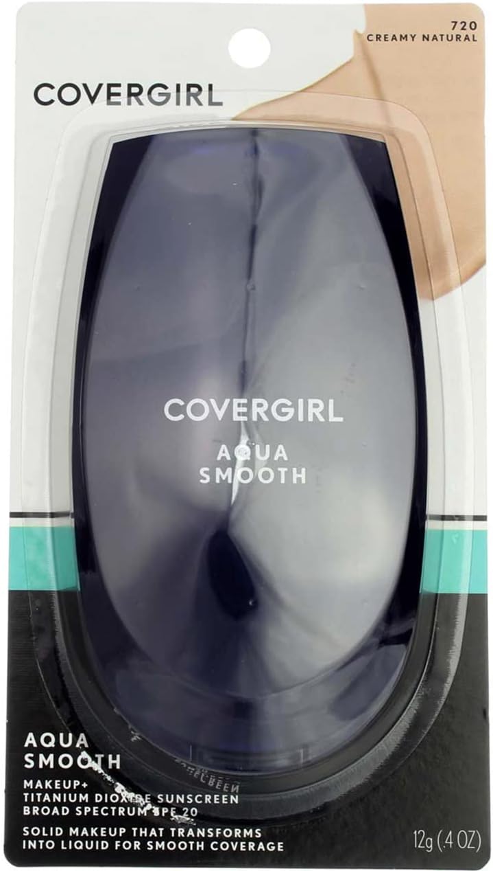 Amazon.com: Covergirl Aquasmooth Compact Foundation, Creamy Natural, 0. ...