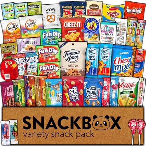 Amazon.com : COLLEGEBOX Healthy Snack Box (35 Count) Finals Variety ...