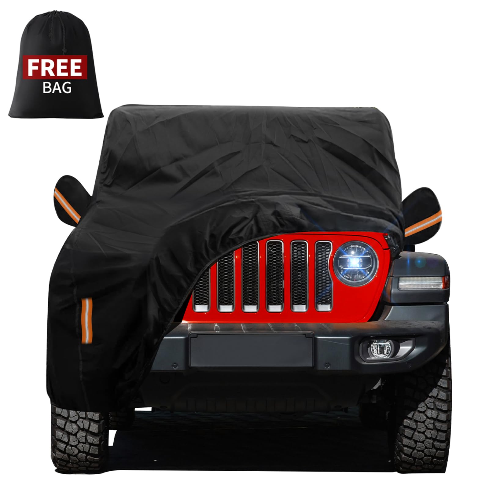 Car Cover Custom Fit for Jeep Wrangler 2 Door 1987-2024 JK JL TJ YJ CJ ...