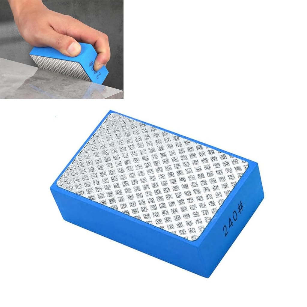 Serplex® 240 Grit Diamond Hand Polishing Pads Foam Backing Sanding ...