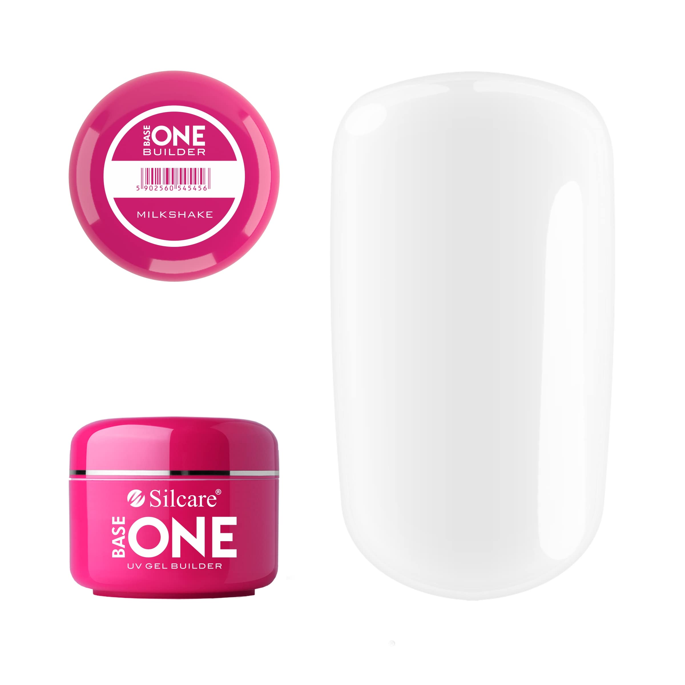 Silcare Gel Base One Milkshake 100g, white : Amazon.co.uk: Beauty
