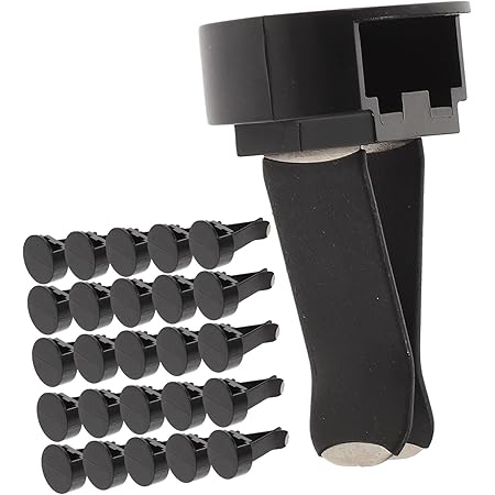 Amazon.com: Tallew 100 Pcs Metal Car Air Vent Clips with Plastic Slot ...