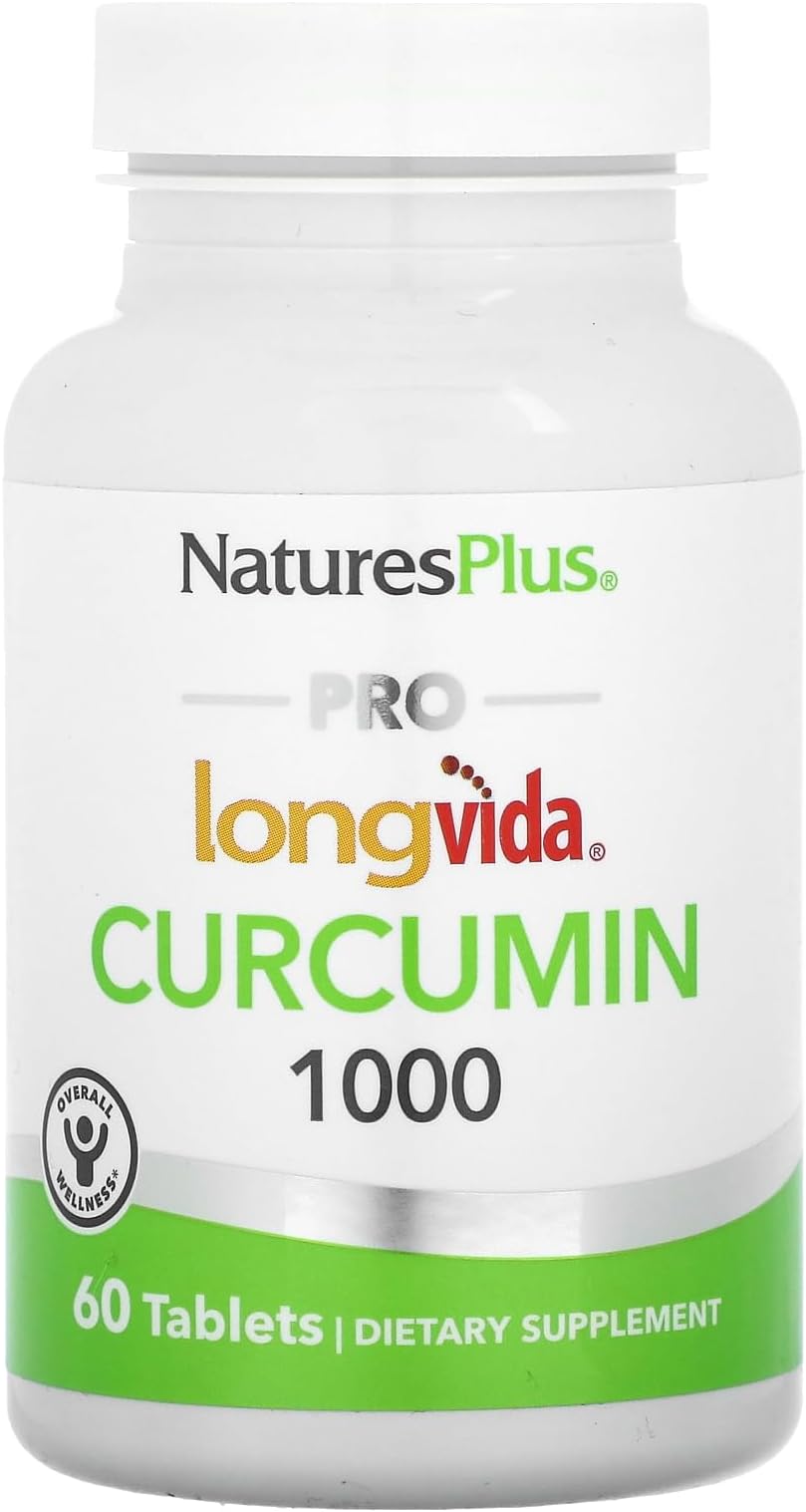 Amazon.com: Natures Plus PRO Longvida Curcumin 1000 mg - 60 Tablets ...