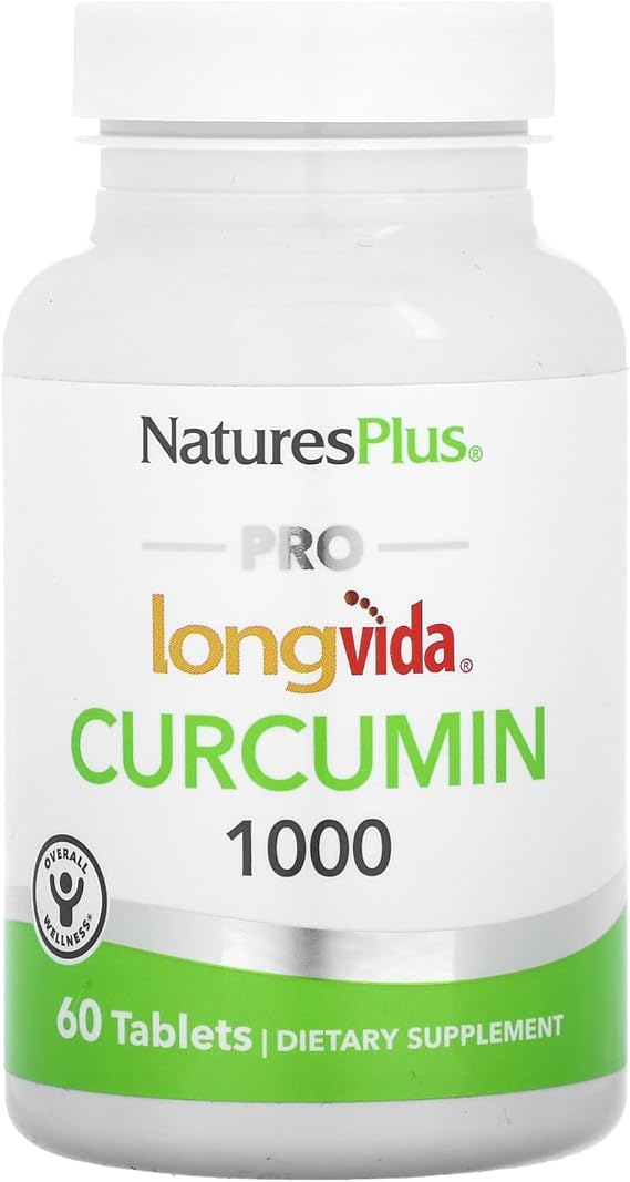 Amazon.com: Natures Plus PRO Longvida Curcumin 1000 mg - 60 Tablets ...