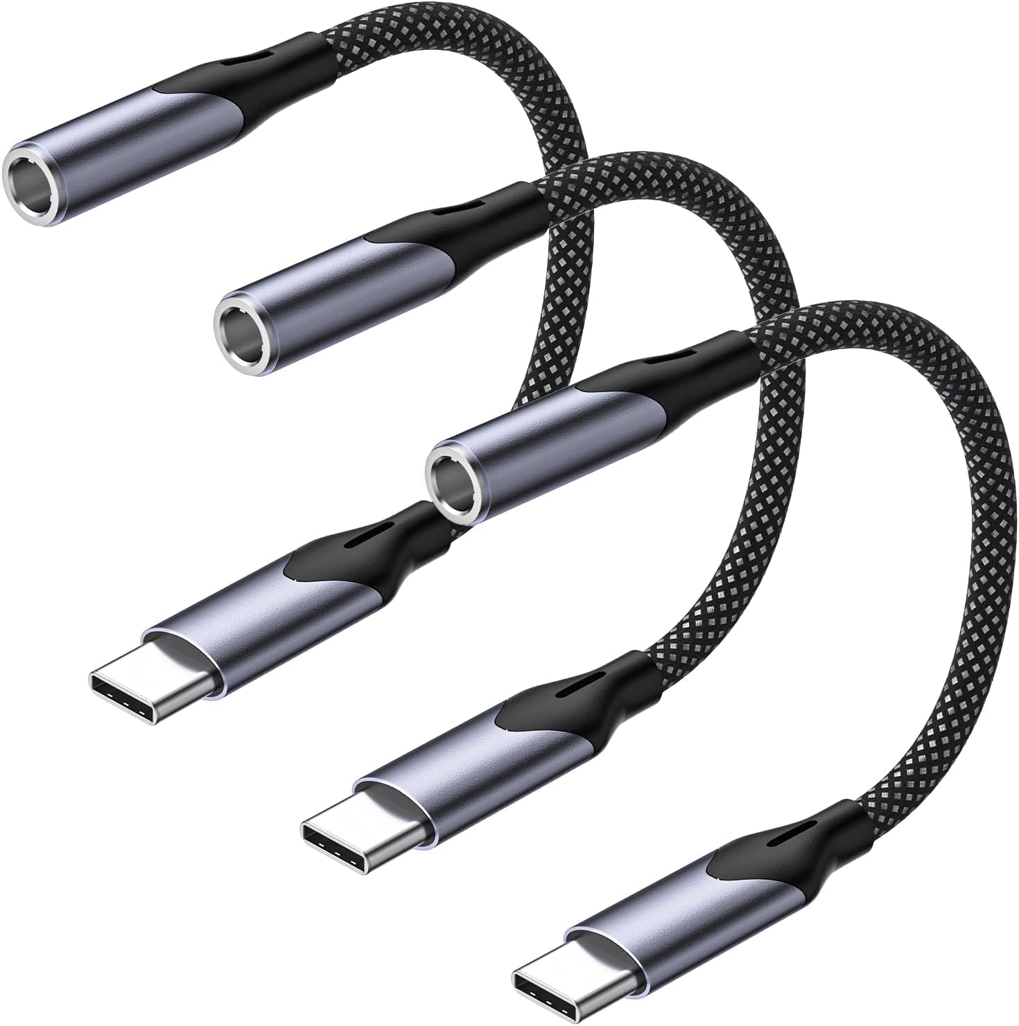 Amazon.com: Apple MFi Certified 3 Pack Headphone Adapter for iPhone ...