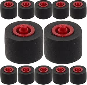 Amazon.com: Milisten Cassette Recorder 12pcs Pinch Roller for Radio ...