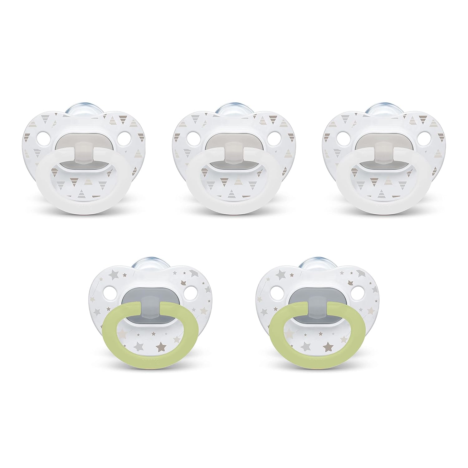 Amazon.com : NUK Comfy Orthodontic Pacifiers, Timeless Collection, 0-6 ...
