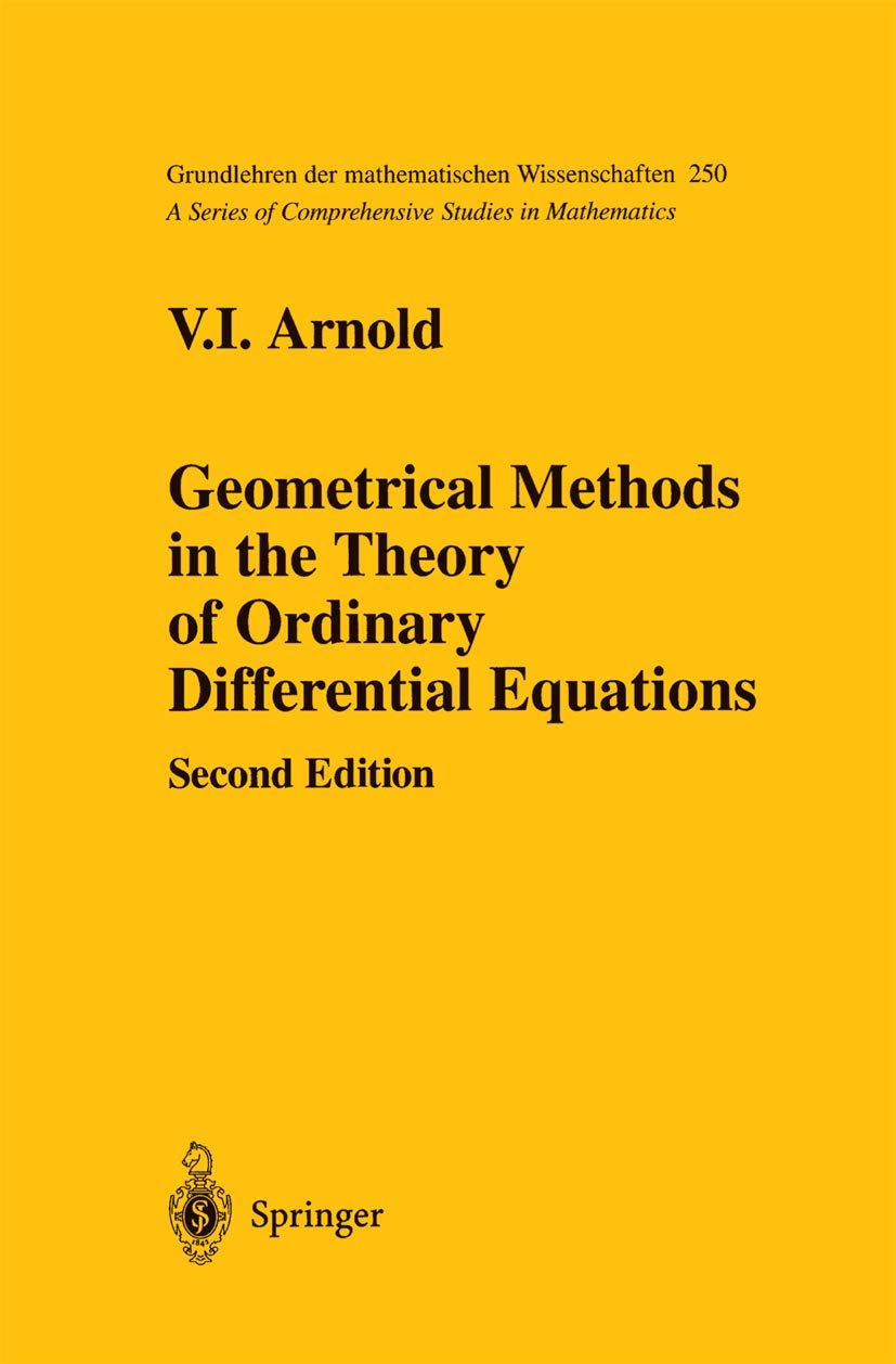 Geometrical Methods in the Theory of Ordinary Differential Equations ...