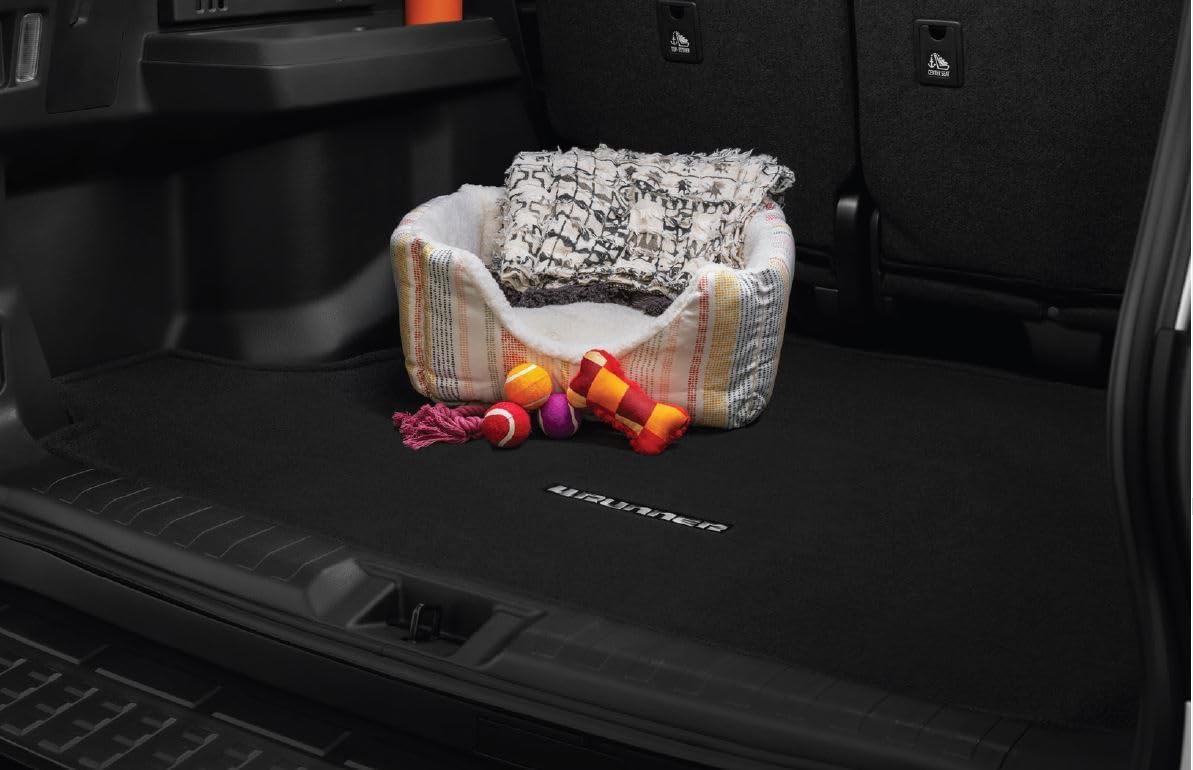 Amazon.com: Toyota 4Runner Carpet Cargo Mat, Black, 2025+, Without 3rd ...