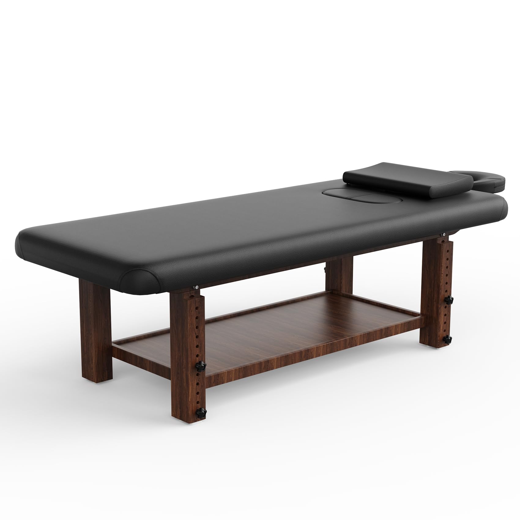 Amazon.com: pouseayar Stationary Massage Table with Adjustable Height ...
