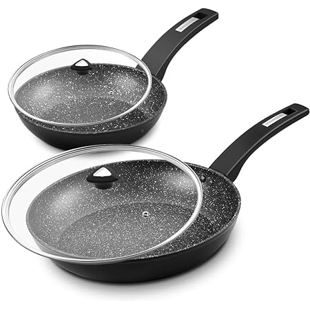 Amazon.com: KOCH SYSTEME CS CSK 11+12in Nonstick Frying Pan Sets With ...