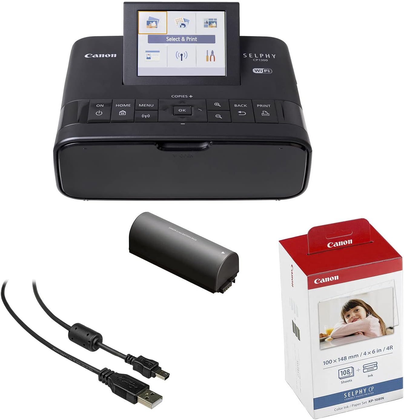 Canon SELPHY CP1300 Compact WiFi Photo Printer with Nepal | Ubuy