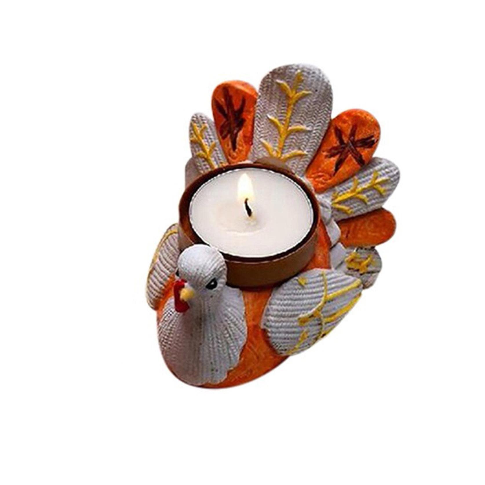 Amazon.com: 1 Pcs Thanksgiving Turkey Tealight Candle Holder ...