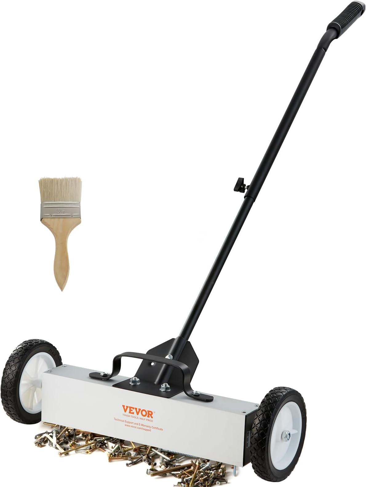 Grip 24" Magnetic Sweeper With Wheels With Lever Release - 30 lb ...