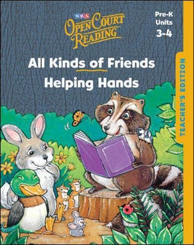 Open Court Reading - Teacher's Edition - Units 3 and 4 - Grade Pre-K ...