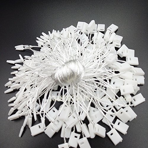 Buy 950 PCS White String Hang Tag Fasteners CSC@C White Nylon String ...
