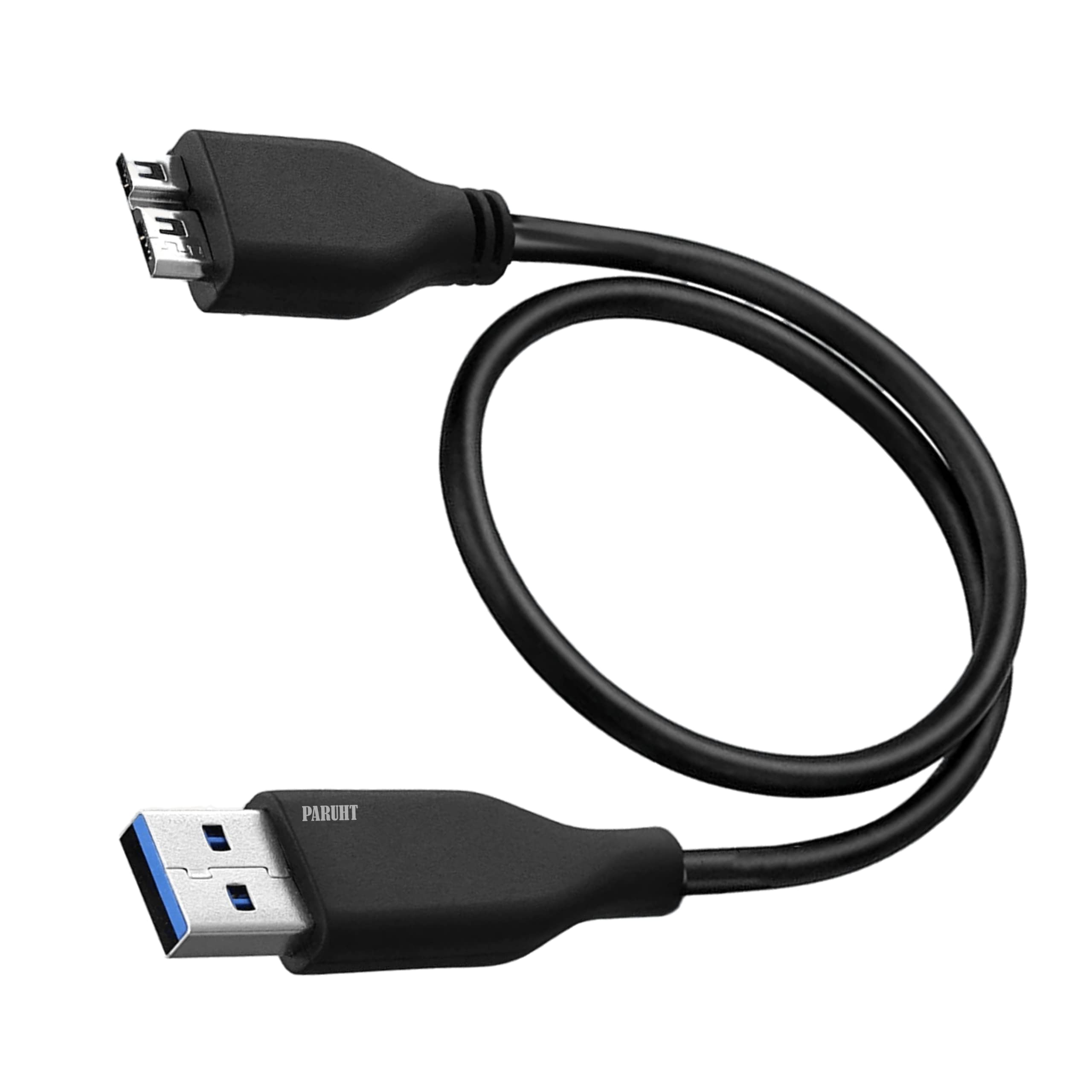 PARUHT 45cm Hard Disk Cable High Speed Micro USB 3.0 Cable A to Micro B ...