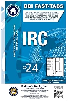 2024 International Residential Code (IRC) Fast-Tabs: Builder's Book ...