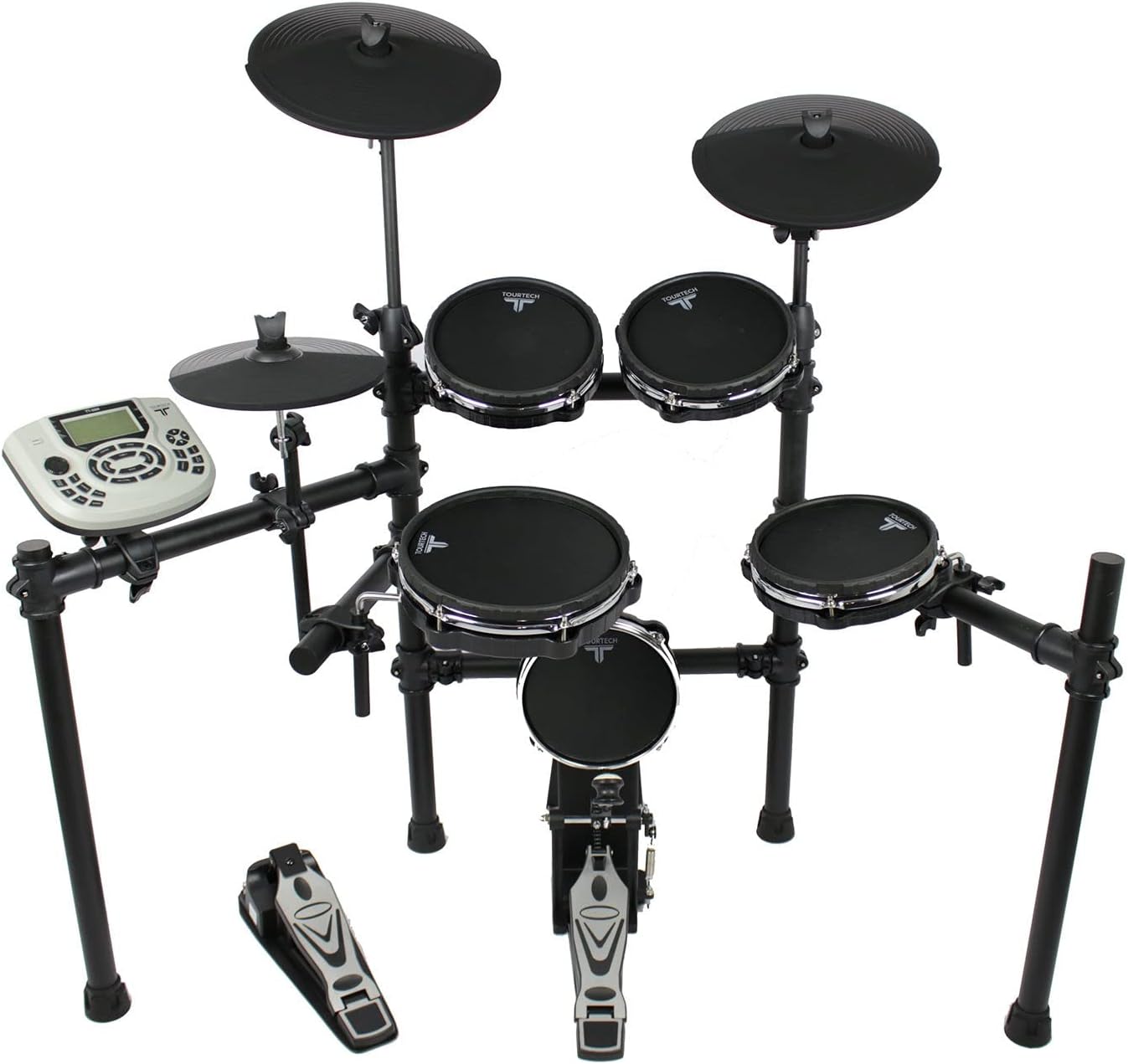TOURTECH TT-22M Electronic Drum Kit with Mesh Heads : Amazon.co.uk ...