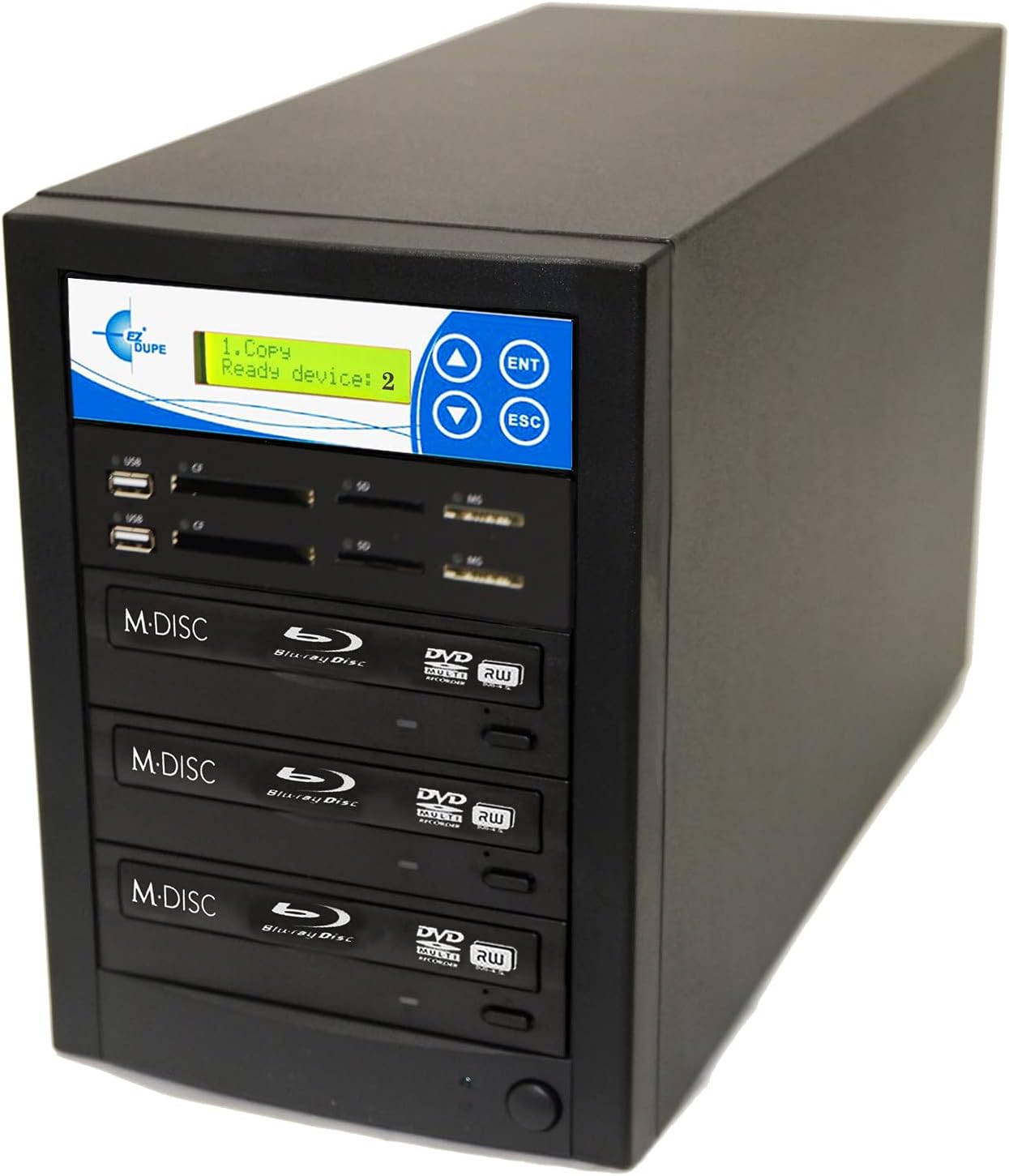 Amazon.com: EZ DUPE 1 to 2 Media Mirror Plus Blu-Ray Duplicator - Flash ...
