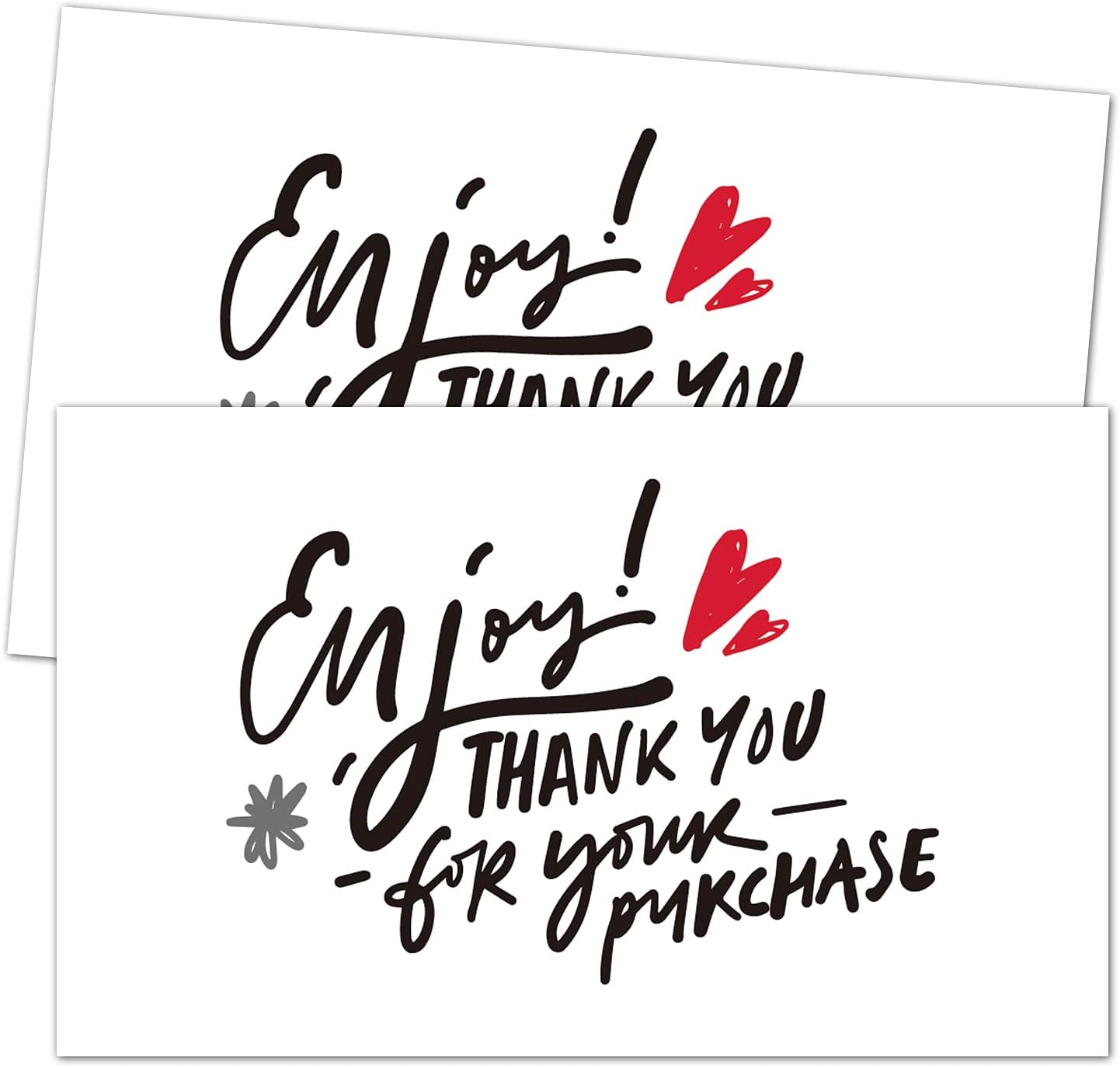 Amazon.com : Lannso Thank You Cards Small Business, 100 PCS Thank You ...