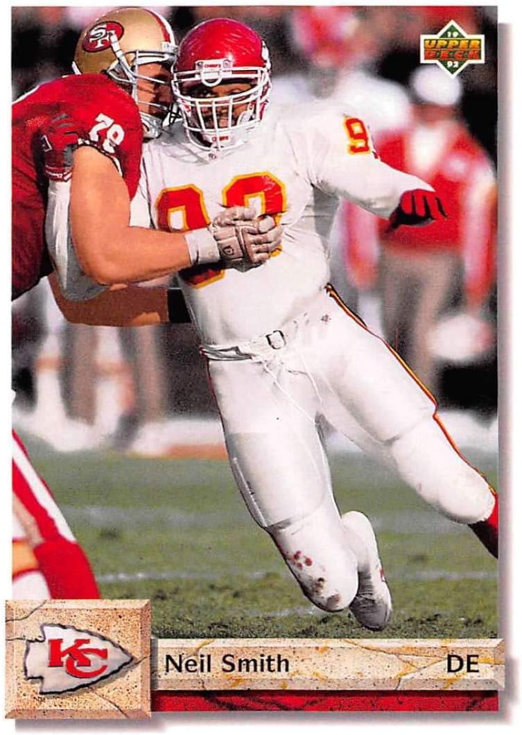Amazon.com: 1992 Upper Deck Football #103 Neil Smith Kansas City Chiefs ...