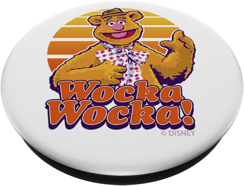 Disney The Muppets Fozzie Bear Wocka Wocka Portrait PopSockets PopGrip ...