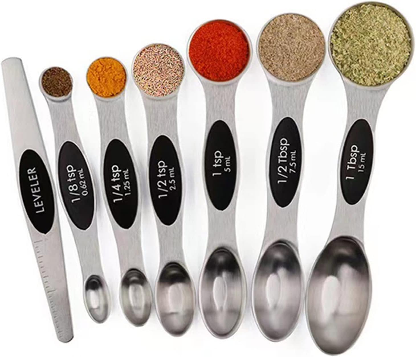 Amazon.com: Journey studio Magnetic Measuring Spoons Set Dual Sided ...