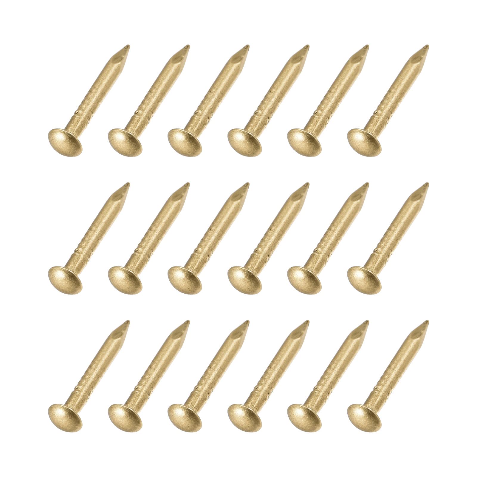 Amazon.com: METALLIXITY Small Nails (2x15mm) 50pcs, Brass Tiny Hardware ...