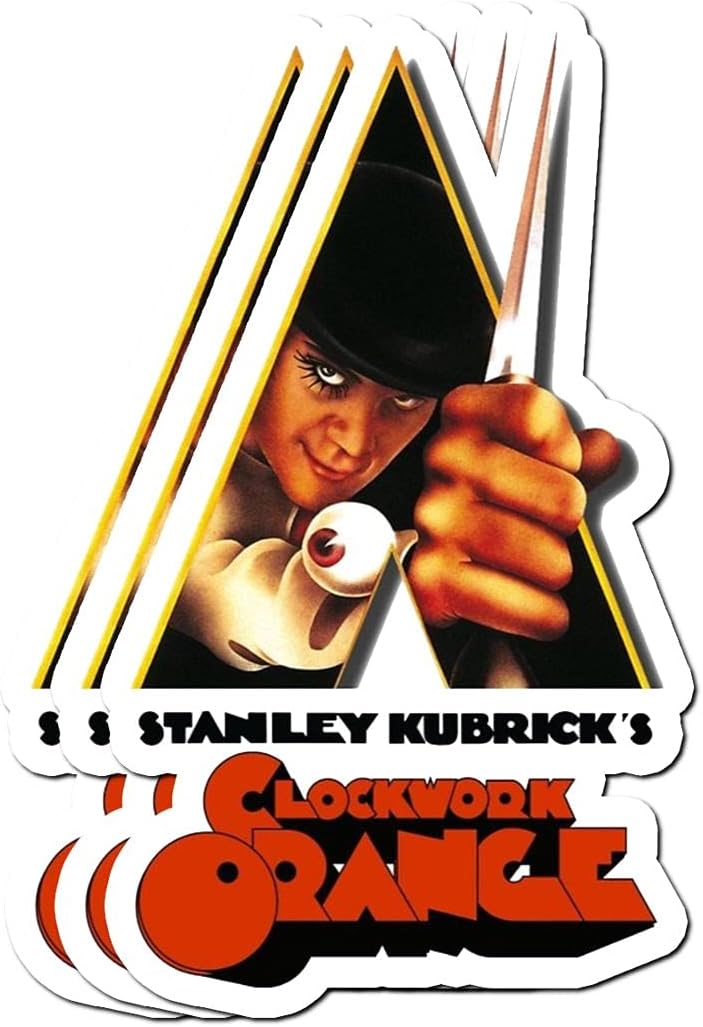 Amazon.com: WillettaStore A Clockwork Orange Stickers (3 Pcs/Pack ...