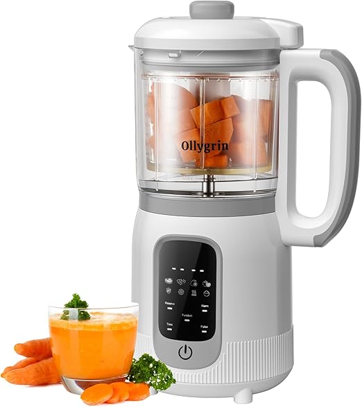 Amazon.com: Ollygrin Baby Food Maker Steamer and Blender Baby Food ...