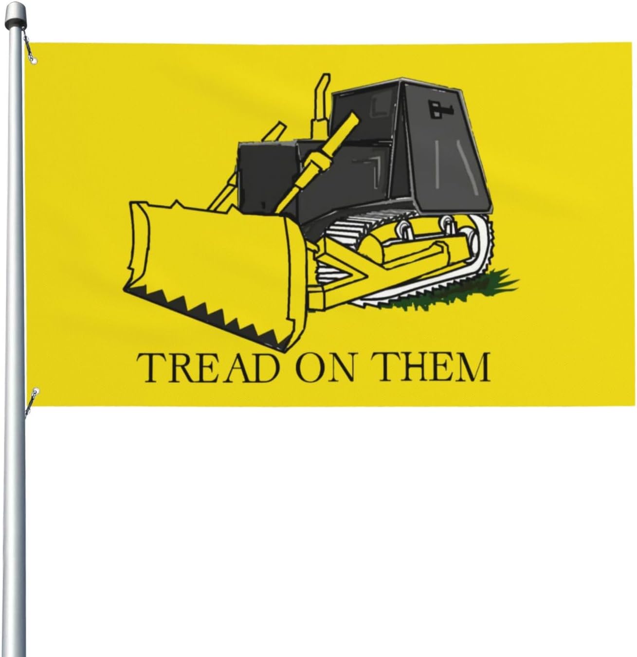 Amazon.com : Tread On Them Killdozer Flag Outdoor Indoor Decorations ...