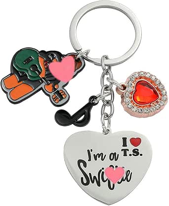 AUONY Singer Keychain, Cute Music Inspired TayTay Keychains For ...